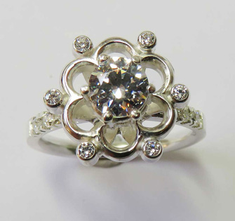 Delicate Flower Shape Ring Tutorial